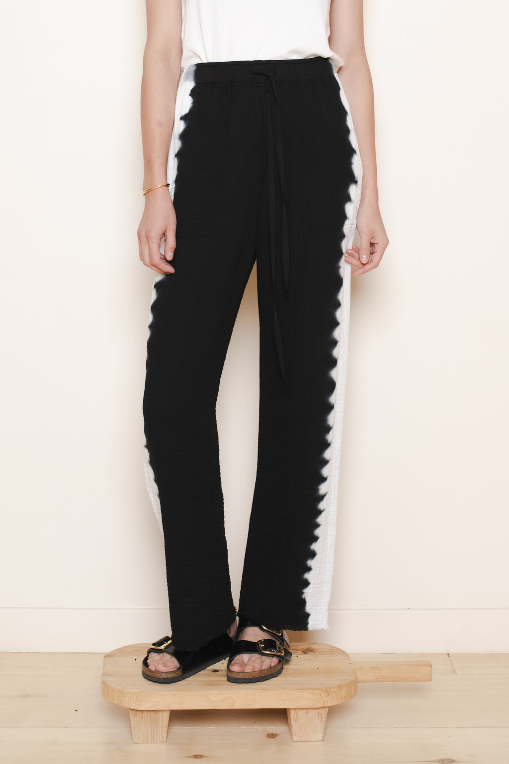 Tracker Pant Black Vibration Gauze Medley – Raquel Allegra
